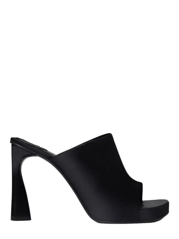 Stella McCartney Square Toe High Heel Mules - Black