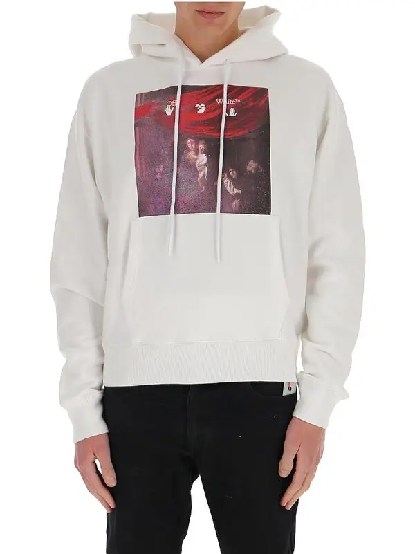 Off-White Caravaggio Printed Hoodie - Black