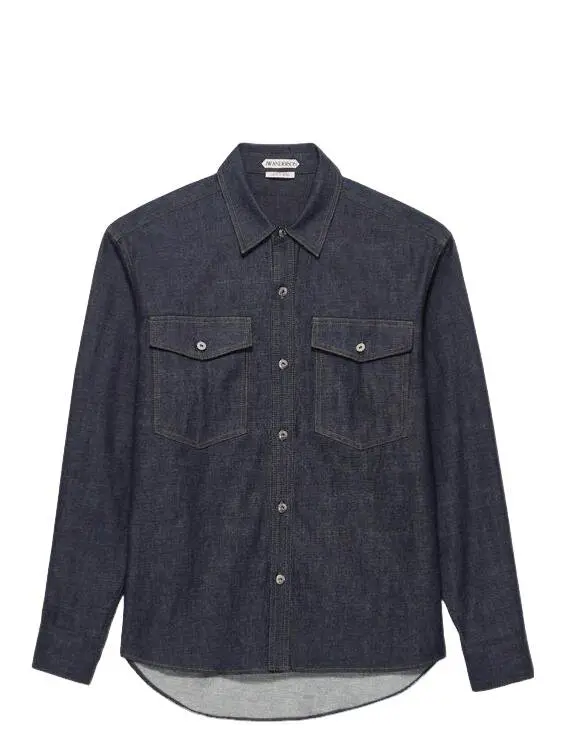 J.W.ANDERSON Chest-pocket Shirt - Indigo