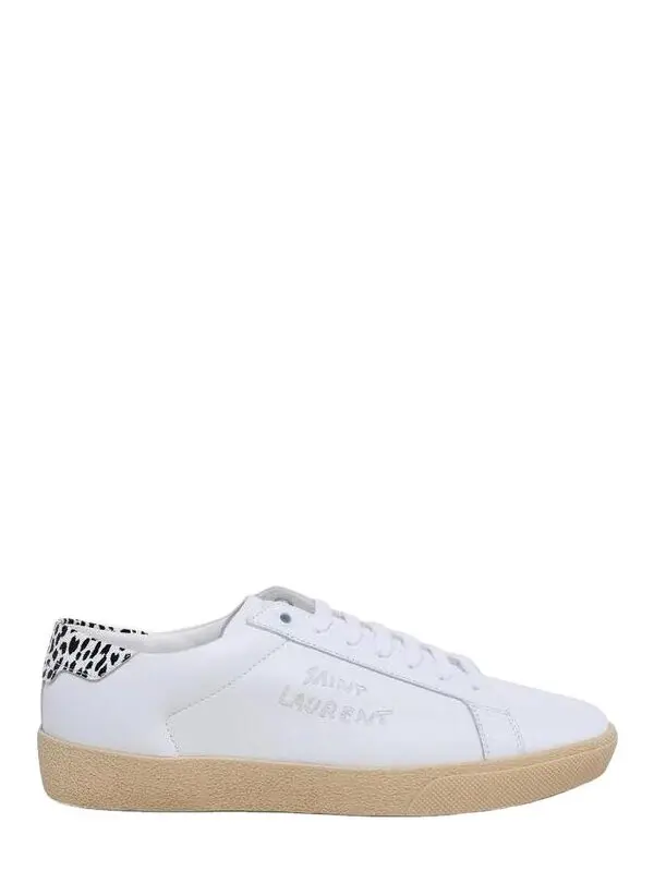Saint Laurent Lace-up Sneakers - White