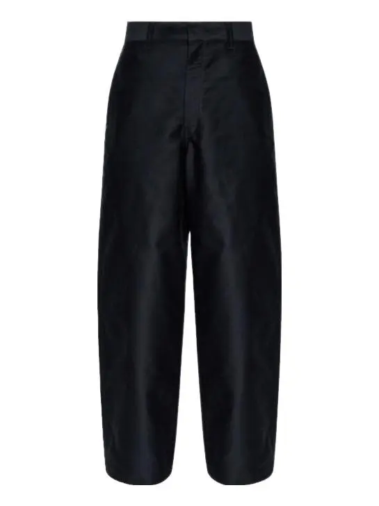 LEMAIRE Straight Leg Trousers - Black