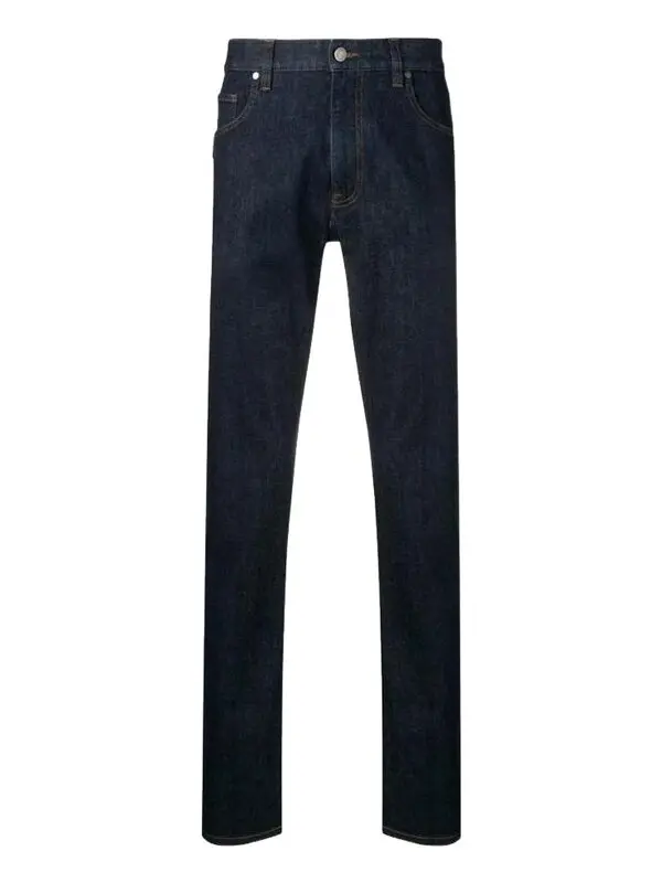 Zegna Logo Jeans - Black