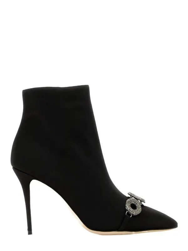 Manolo Blahnik Balvisa Stiletto Heel Boots - Black