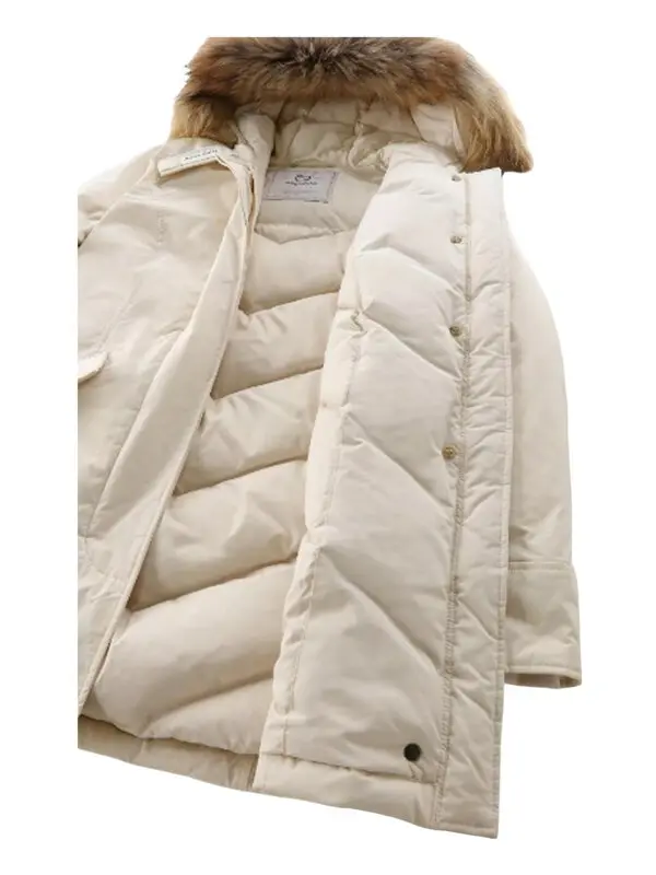 Woolrich Arctic Parka With Fur Trim - Nude