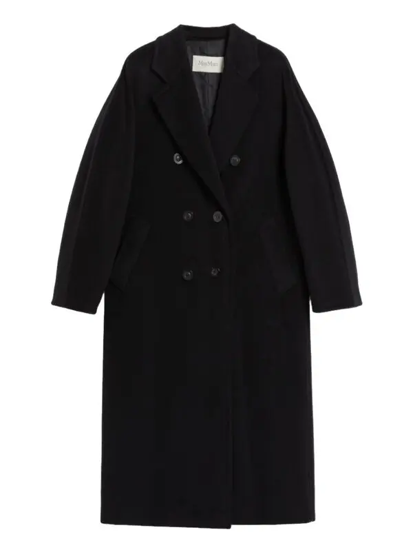 Max Mara Madame Double-breasted Coat - Black