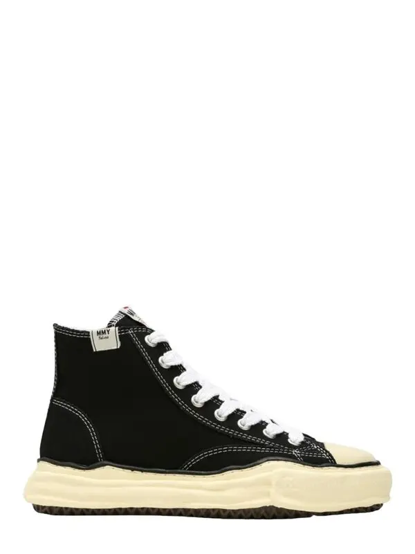 Mihara Yasuhiro Canvas High-top Sneakers - Black