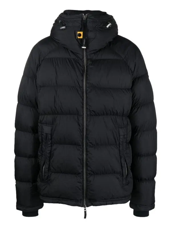 PARAJUMPERS Down Jacket With Zippers And Quilted Detail - Black