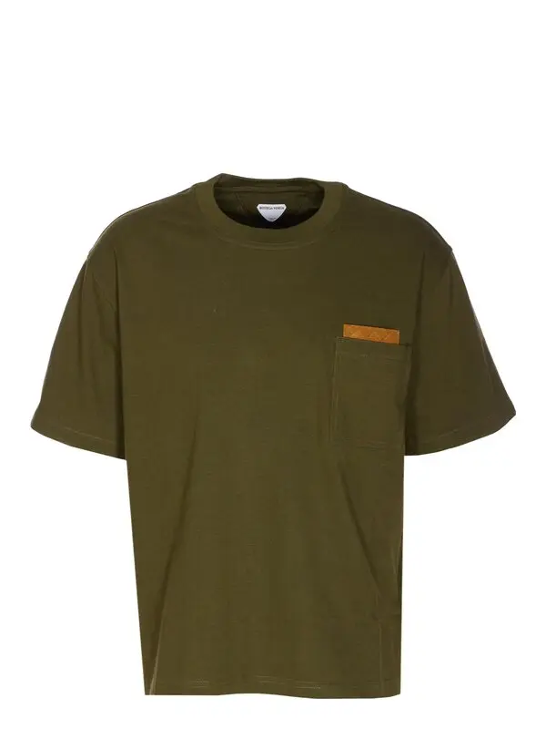Bottega Veneta Crewneck T-shirt - Pine Green