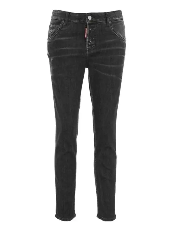 Dsquared2 Distressed Skinny Jeans - Black