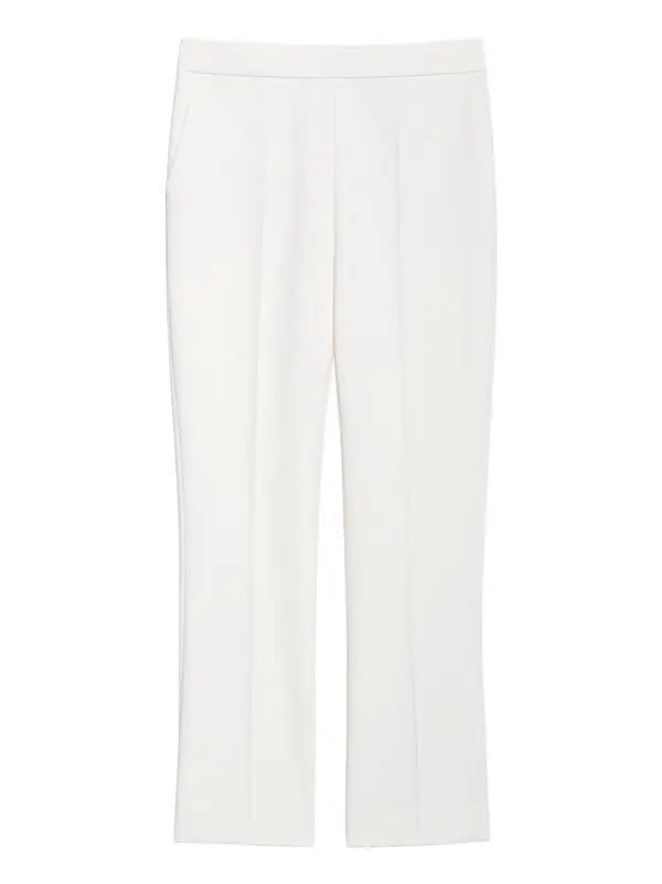 Max Mara Parata Pleat Detailed Pants - Vanilla