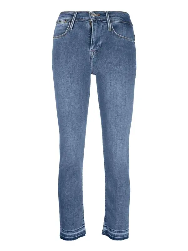 FRAME Le High Straight Leg Jeans - Blue