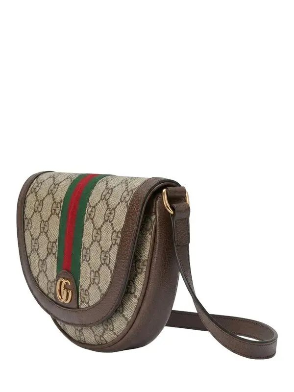 Gucci Ophidia Mini Shoulder Bag - Beige/ebony