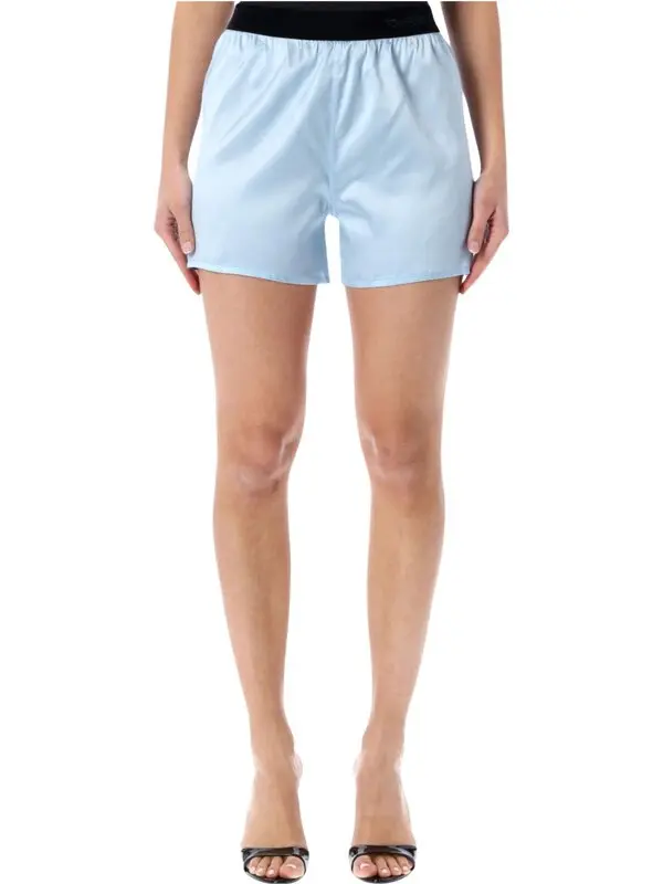 TOM FORD Elastic Waistband Shorts - Nude