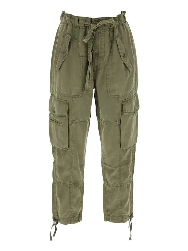 Polo Ralph Lauren Cargo-style Tapered Trousers - Green