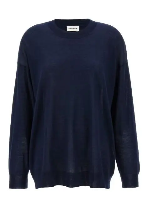 P.a.r.o.s.h Crewneck Knitted Jumper - Blue