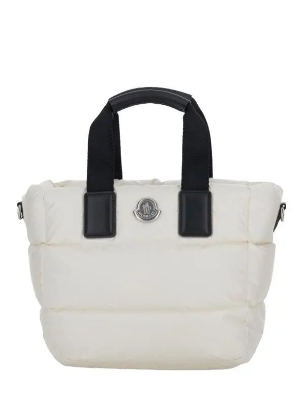 Moncler Mini Caradoc Tote Bag - White