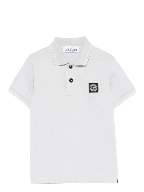 Stone Island Compass Badge Polo Shirt - Sky Color