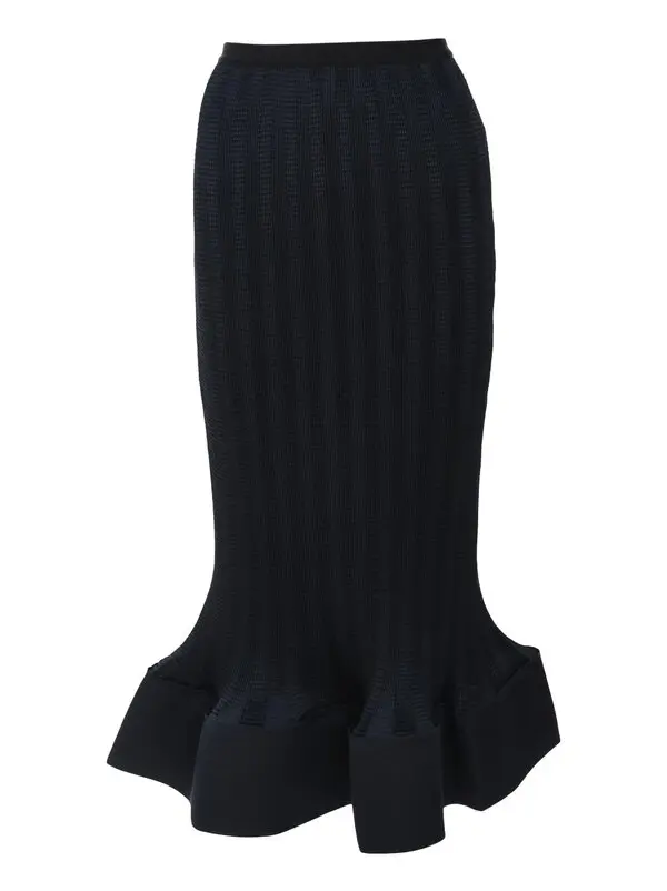 Simkhai Hollis Pleated Skirt - Black