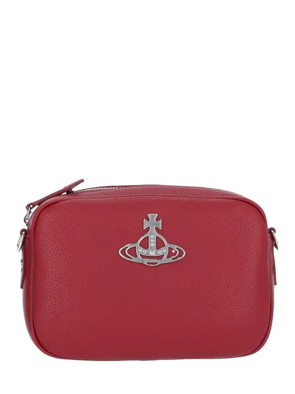 VIVIENNE WESTWOOD Anna Orb-plaque Crossbody Bag - Red
