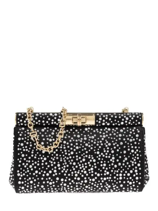 Dolce & Gabbana Small Marlene Shoulder Bag - Black