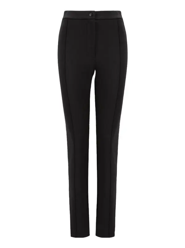 Moncler Seam-detailed Slim-cut Pants - Black