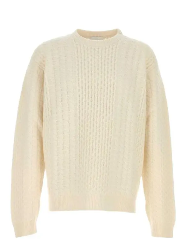 Prada Wool Crew-neck Sweater - White