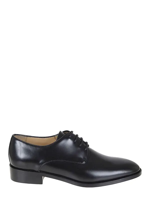 Valentino Garavani Leather Derby Shoes - Black