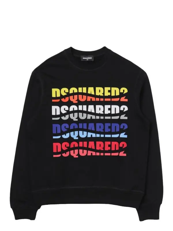 Dsquared2 Logo Pattern Sweater - Black