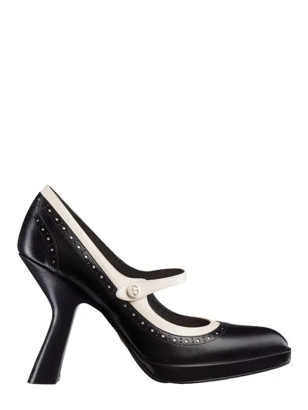 Dior Specta Pump With Cd Logo Strap And Star Embellished Sole - Black