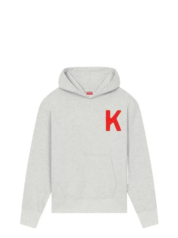 Kenzo Lucky Tiger Graphic Hoodie - Gray
