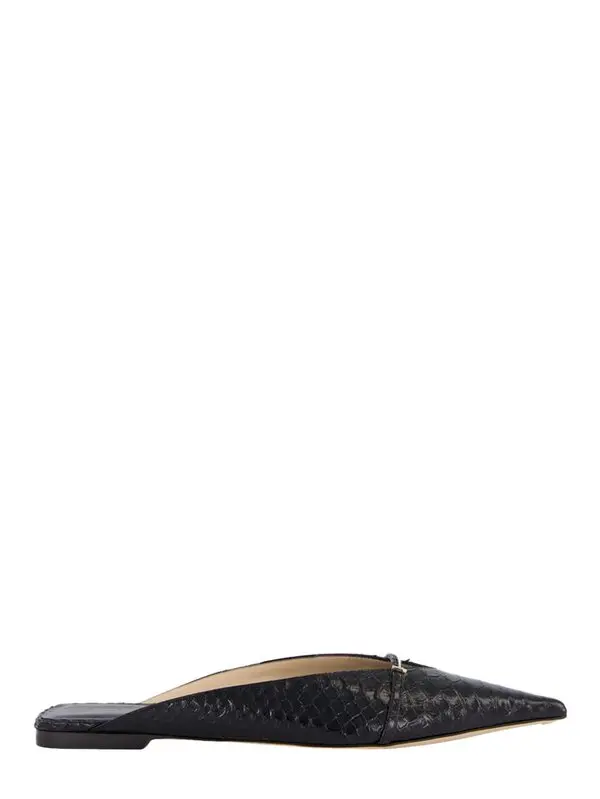 TOM FORD Julianne Pointed Toe Mules - Black