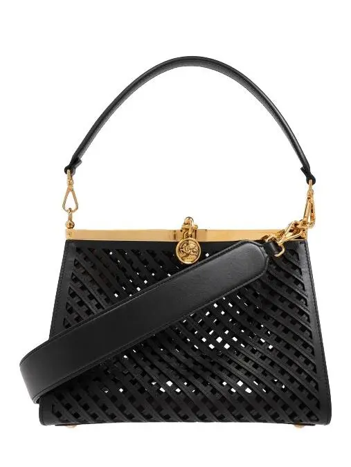 Etro Cut Out Medium Vela Bag - Black