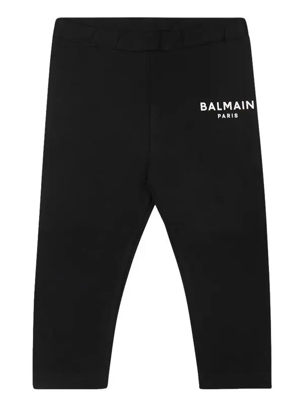 Balmain Logo-print Leggings - Black