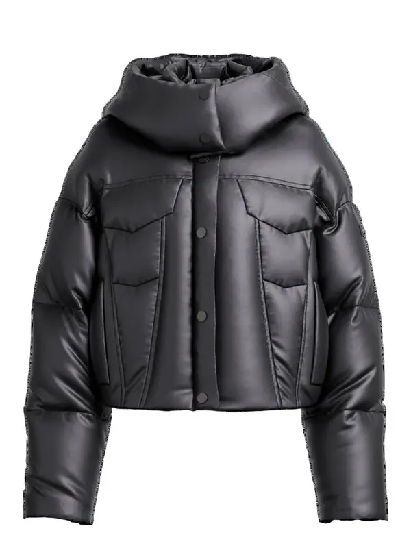 TATRAS Spira Hooded Puffer Jacket - Black