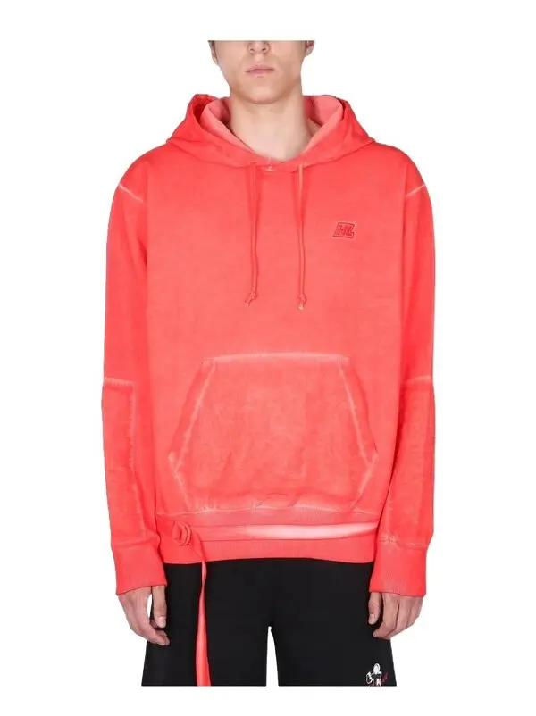 Helmut Lang Military Hoodie - Orange