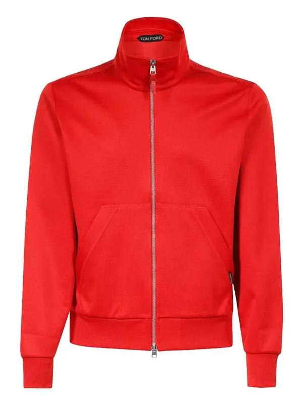 TOM FORD Long Sleeve Casual Jacket - Red