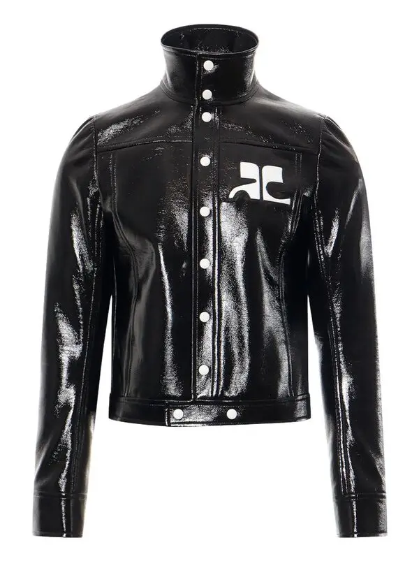 COURREGES Courrèges Reedition Ac Logo Patch Jacket - Black