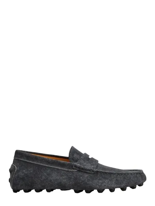 TOD'S Round-toe Slip-on Loafers - Blue