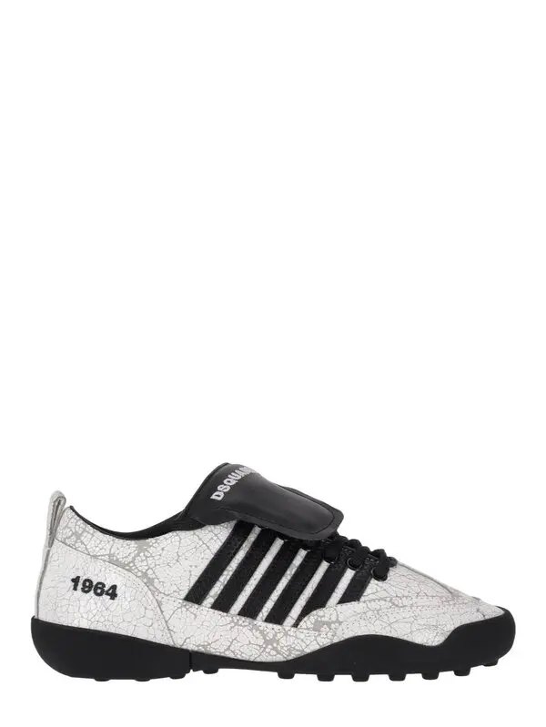 Dsquared2 Fold-over Tongue Soccer Sneakers - Black