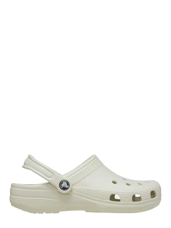 CROCS Round-toe Clogs With Ventilation And Heel Strap - Linen