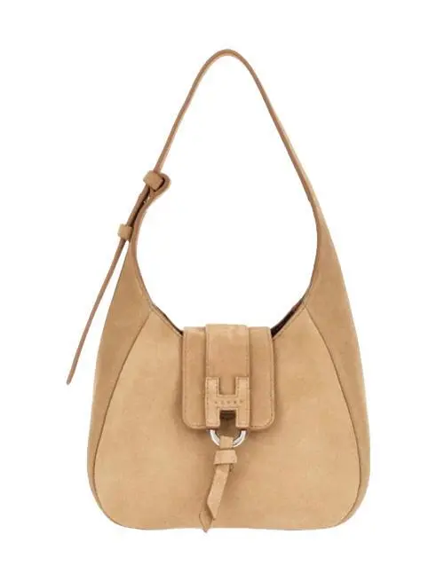 Hogan Trend Mini Hobo Bag - Beige
