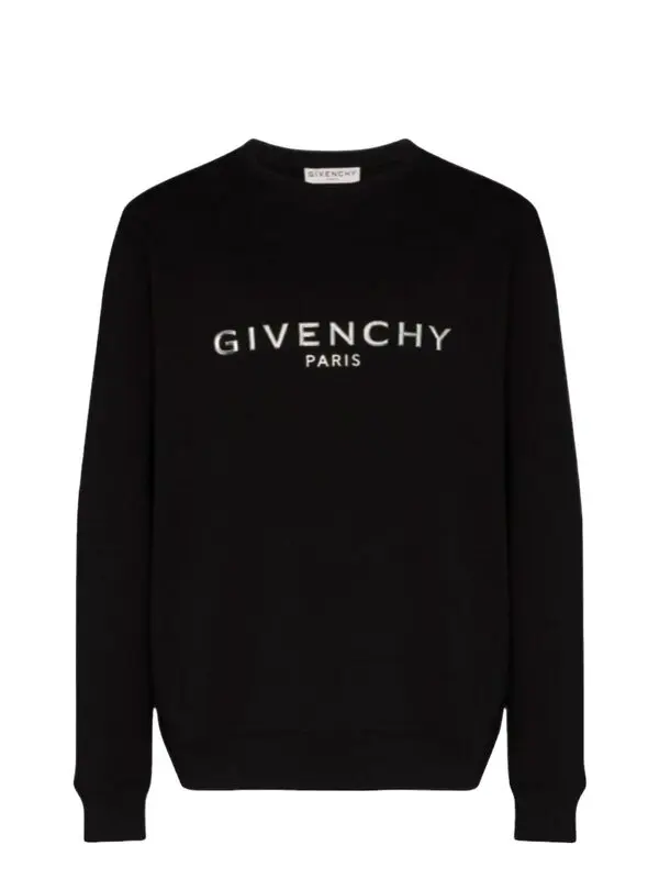 Givenchy 3d Logo-print Sweatshirt - Black