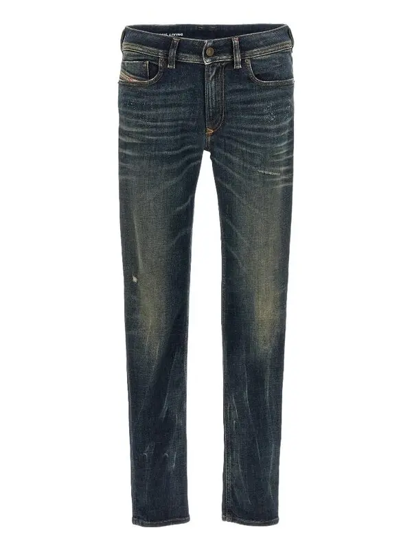 DIESEL® 1979 Sleenker Skinny Distressed Jeans - Black