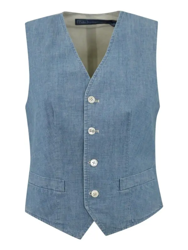 Polo Ralph Lauren Sleeveless Buttoned Waistcoat - No