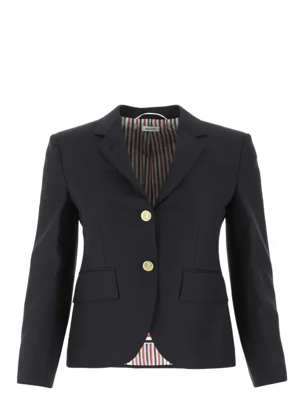 Thom Browne Single-breasted Tailored Blazer - Navy Blue