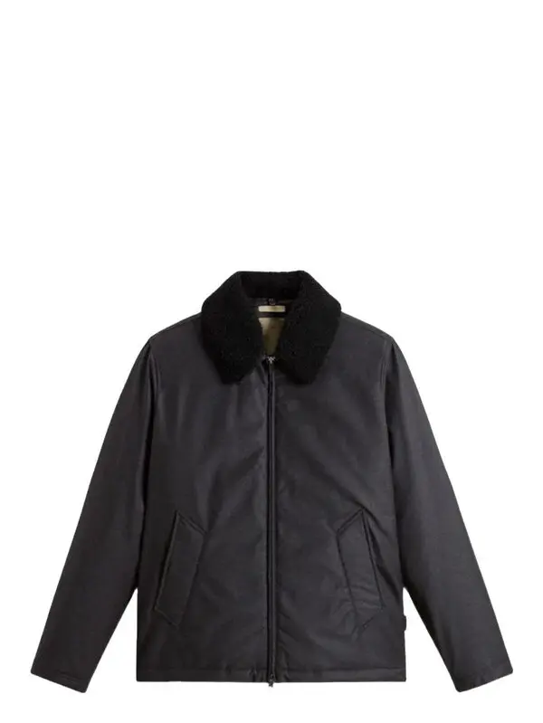 Woolrich Shearling Collar Jacket - Black