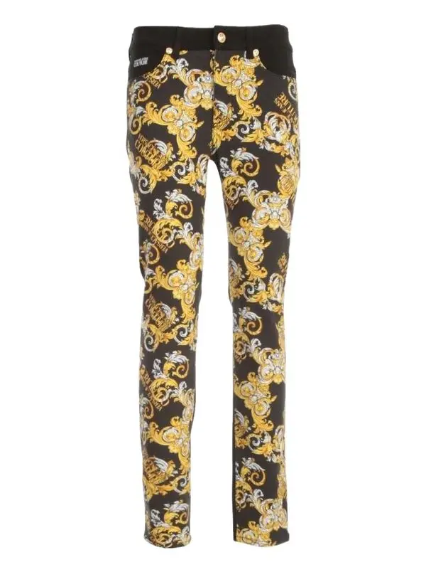 Versace Printed Denim - Green