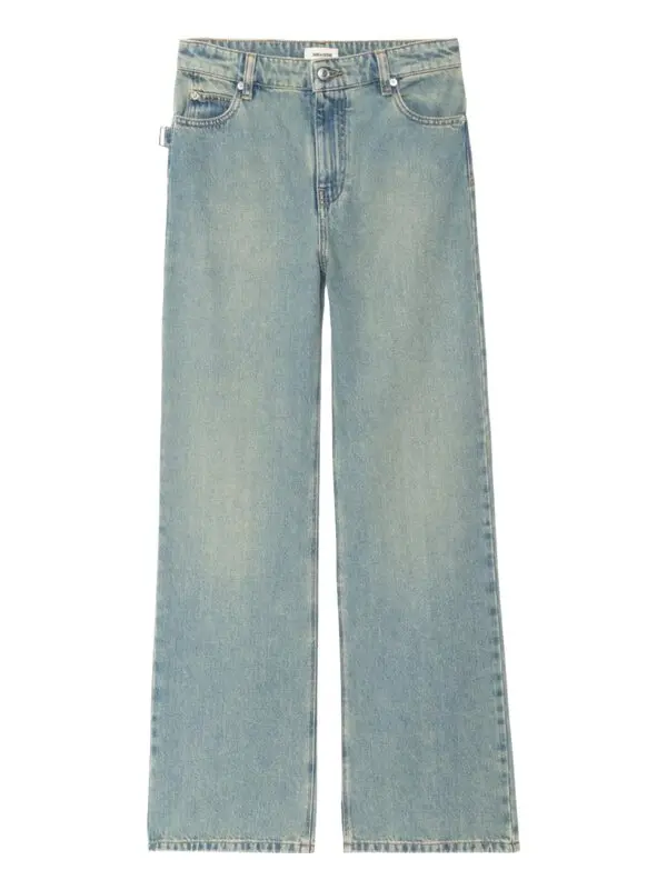 Zadig&Voltaire Evy Straight-leg Jeans - Light Blue