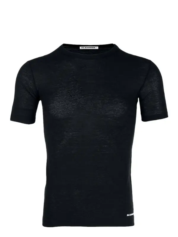 JIL SANDER Logo Printed Crewneck T-shirt - No