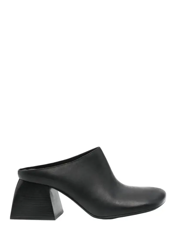 UMA WANG Slip-on Block Heel Sandals - Black